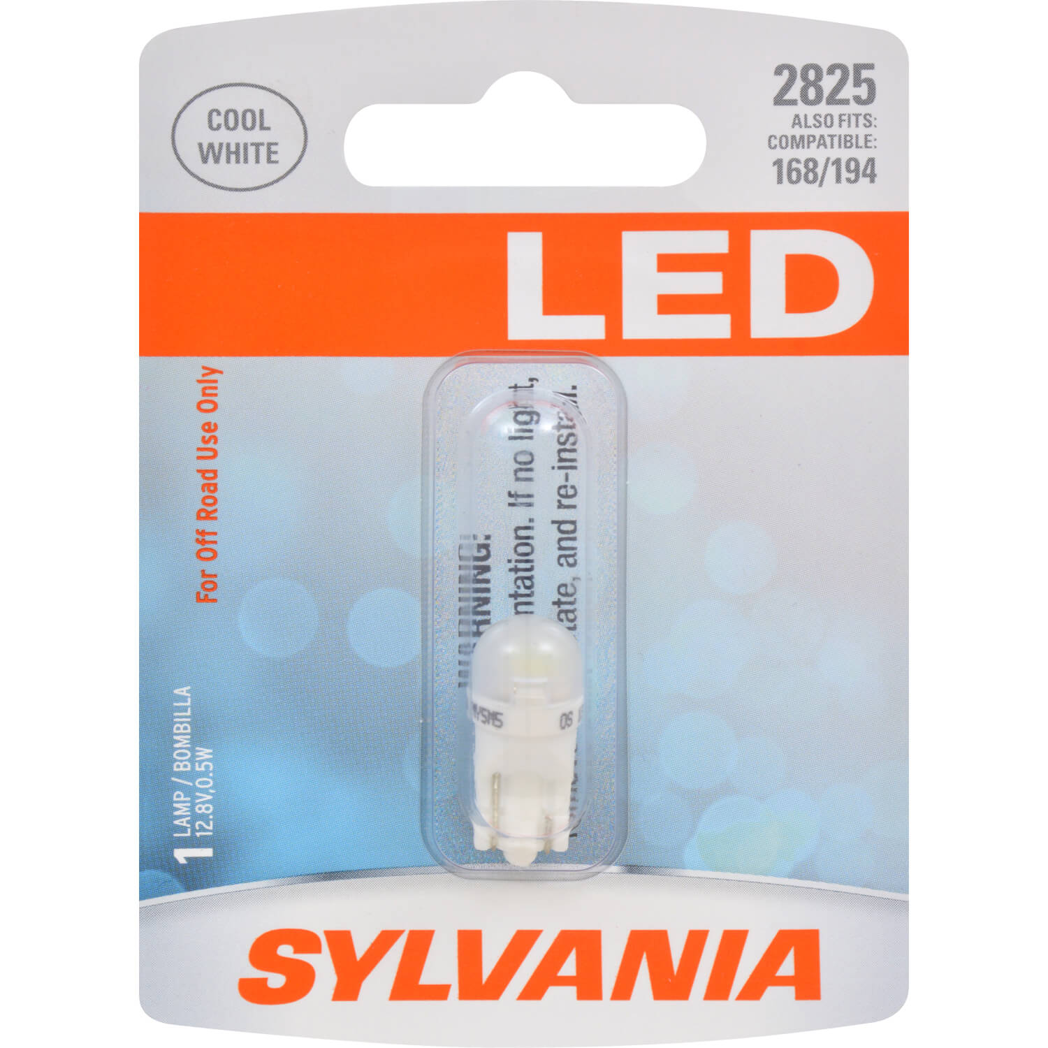 SYLVANIA 2825 WHITE SYL LED Mini Bulb, 1 Pack