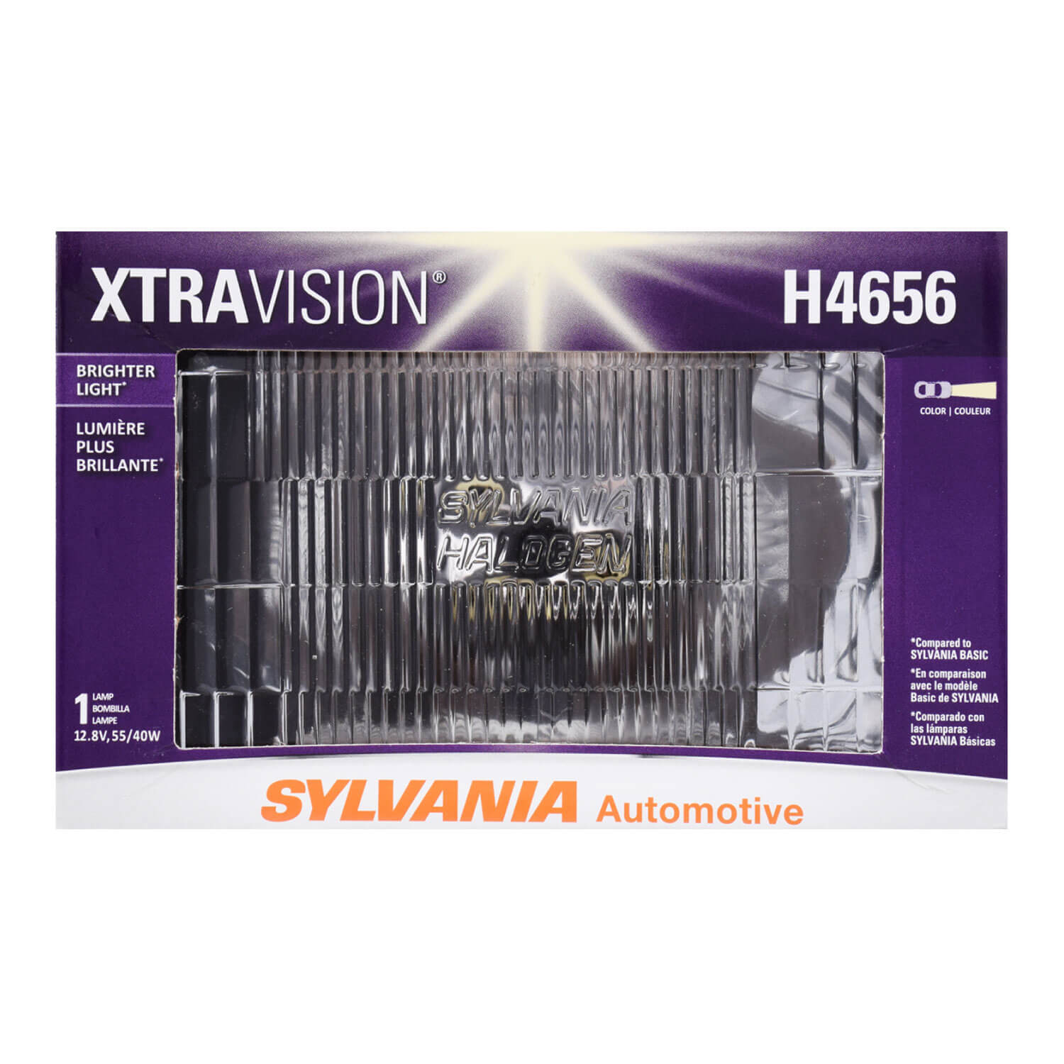 SYLVANIA H4656 XtraVision Sealed Beam Headlight, 1 Pack