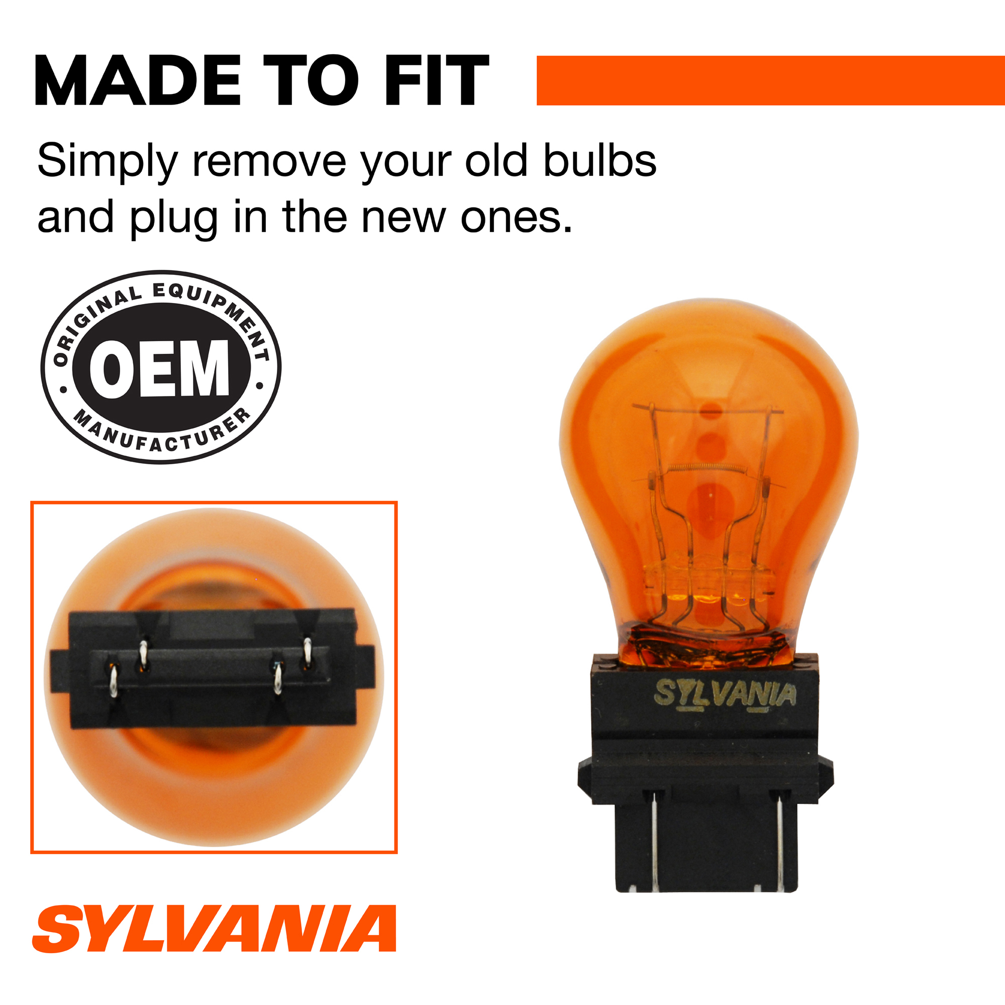 SYLVANIA 3457A Long Life Mini Bulb, 2 Pack