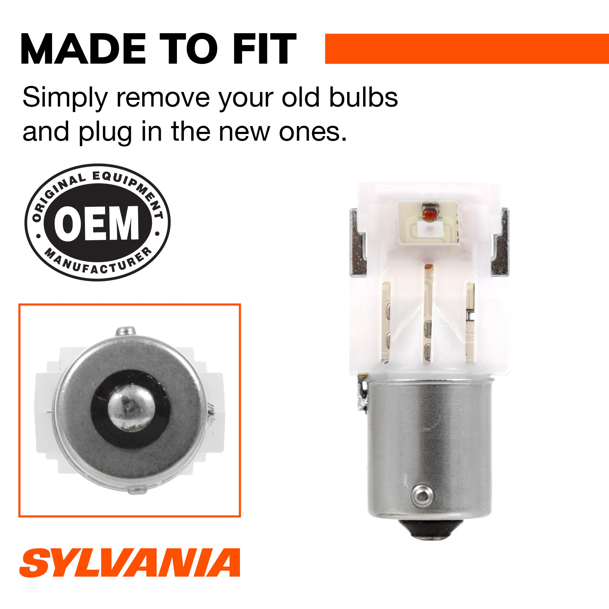 SYLVANIA 1156R RED SYL LED Mini Bulb, 2 Pack