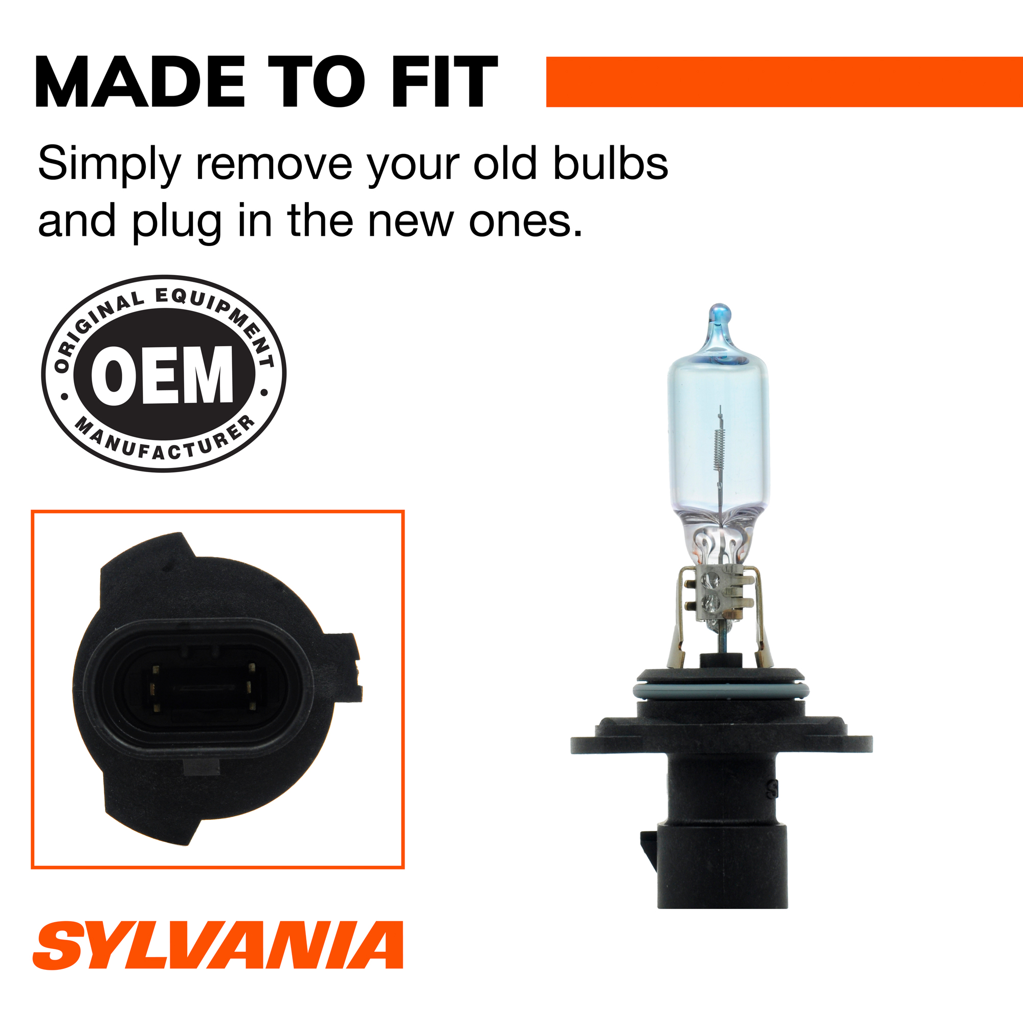 SYLVANIA 9005XS SilverStar Halogen Headlight Bulb, 1 Pack