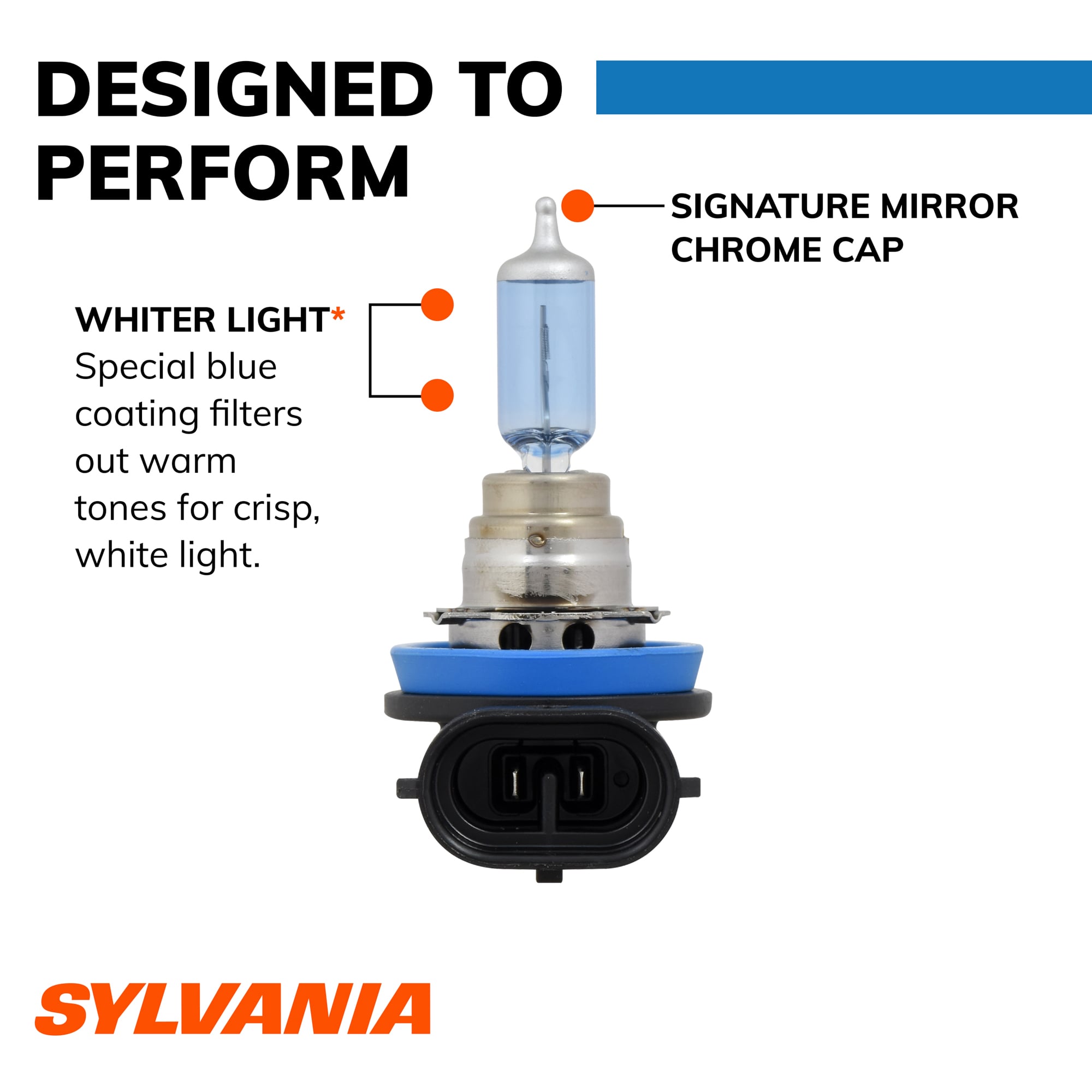 SYLVANIA 9006XS SilverStar zXe Halogen Headlight Bulb, 2 Pack